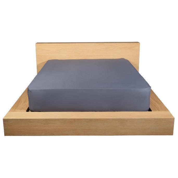 100% Cotton Percale Elasticated Fitted Sheets In Various Sizes | Blue