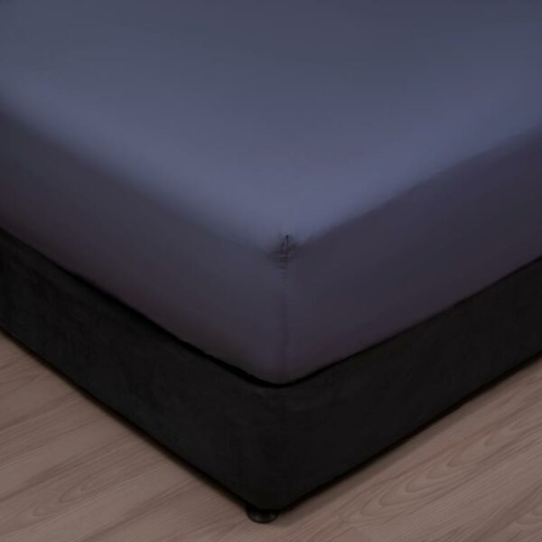 100% Cotton Percale Elasticated Fitted Sheets In Various Sizes | Blue