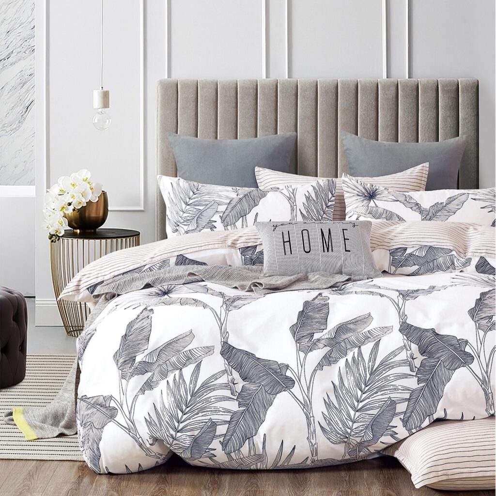 Microfibre Duvet Covers In Various Sizes |Blue Trenton | Miss Lyn